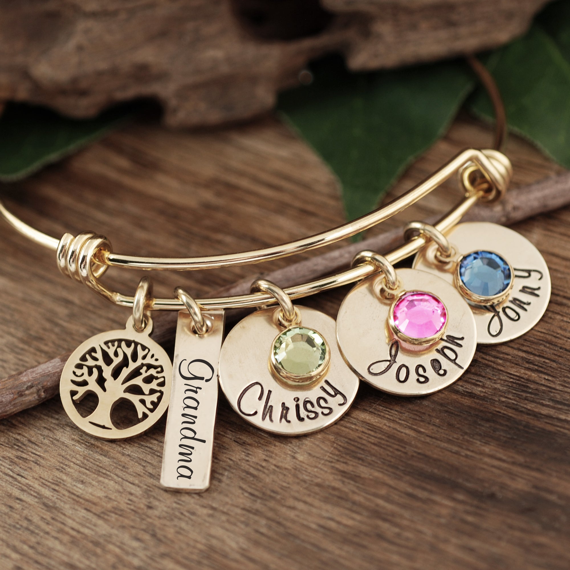 Grandmother Bracelet w/ Family Tree – Godfullness